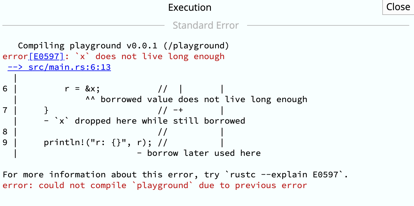 【Rust】生命周期 | UMBRELLA